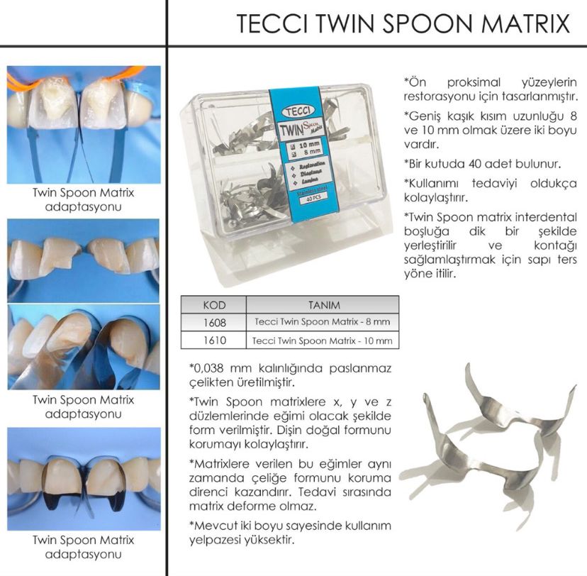 TECCİ TWİN SPOON MATRİX 40 ADETLİK -REFİL VEYA ASORTİ-